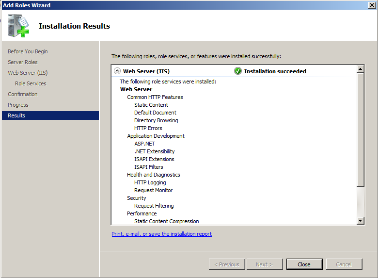 Installer un serveur IIS 7.5 sous Windows Server 2008 R2 & Aymeric Lagier - CISSP